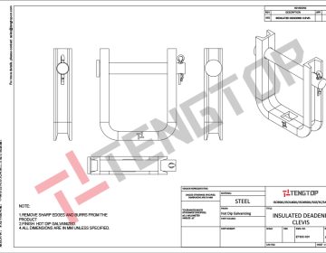 INSULATED DEADEND CLEVIS - TENGTOP
